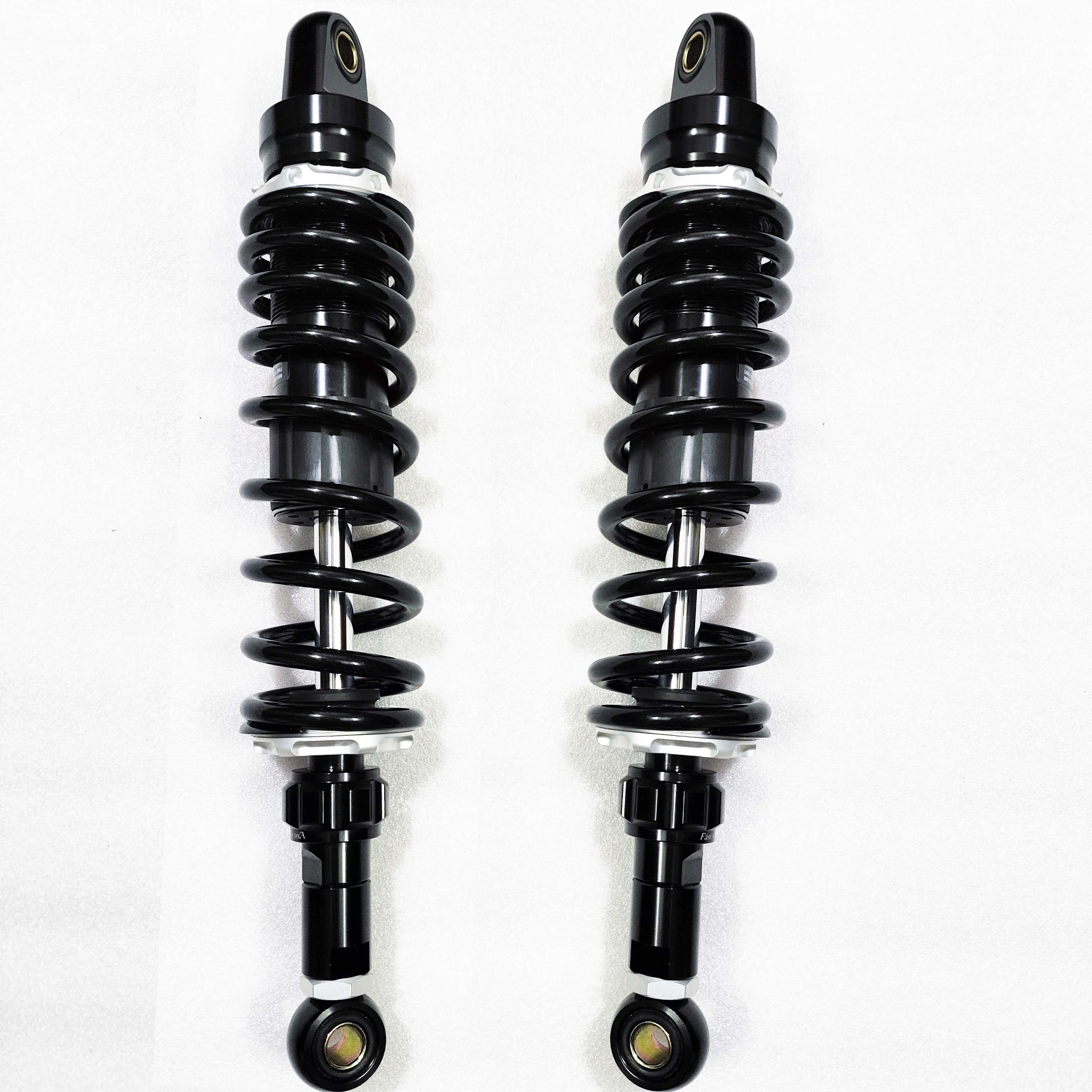 One-Pair-370mm-380mm-390mm-8mm-Spring-Motorcycle-Shock-Absorber-Adjust ...