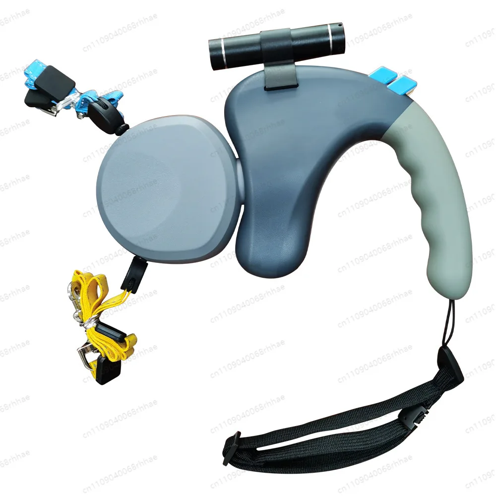 2 Dog Leash with Auto Retractable - Dual Head Tangle-Free Tether for ...