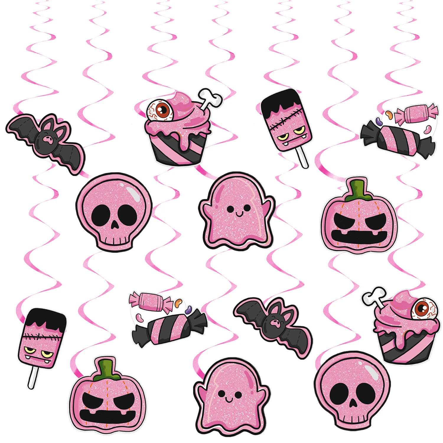 Pink Halloween Background