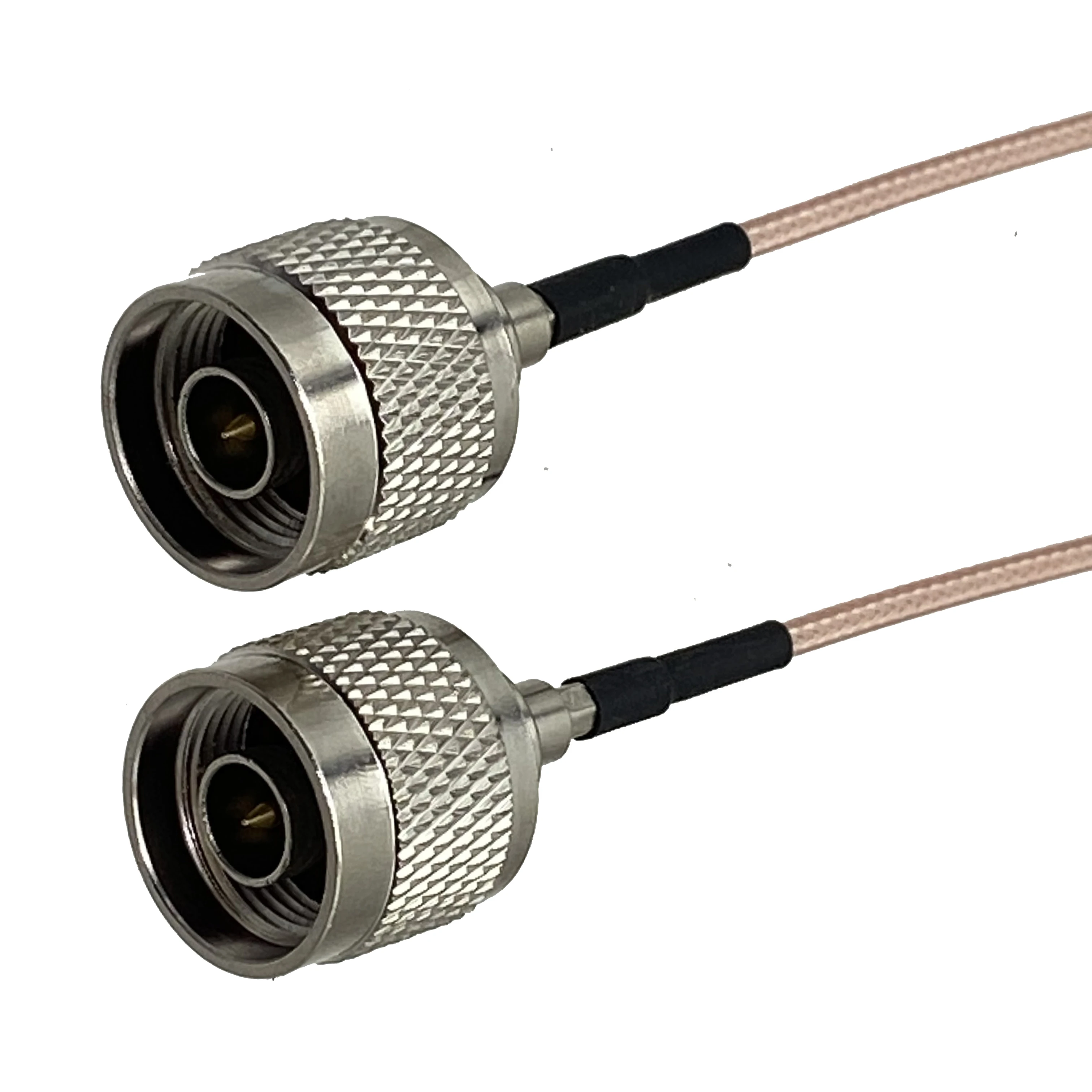 RG316 N Male plug to N Male plug Connector Crimp RF Coaxial Jumper ...