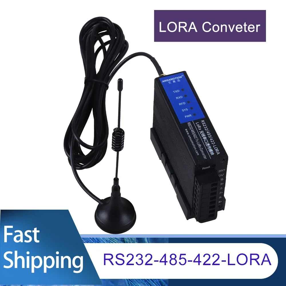 RS232-485-422-LORA Lora โมดูล PLC ไร้สายโมดูลสื่อสารวิทยุแบบโกรธยาว RS232 RS422 RS485ไปยัง ...
