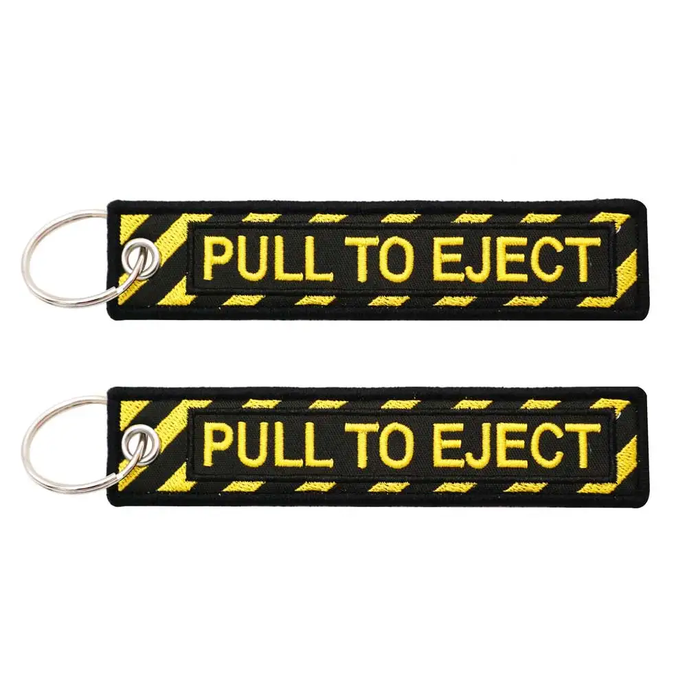 PULL TO EJECT embroidery functional keychain Y5-12 - AliExpress 15
