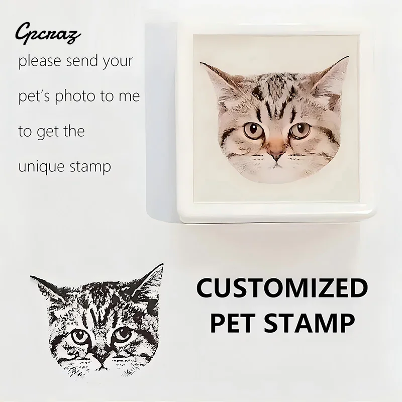Custom-Made-Pet-Portrait-Stamp-DIY-For-Dog-Figure-Seal-Personalized-Cat ...