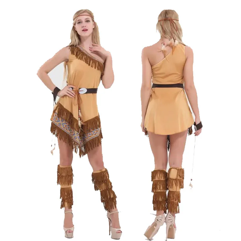 Primitive-Savage-Aboriginals-chie-Tribal-Princess-Cosplay-Costume-Adult ...