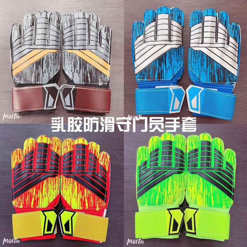 Soccer-Goalkeeper-Gloves-For-Adults-Kids-Anti-Collision-Latex-PU ...