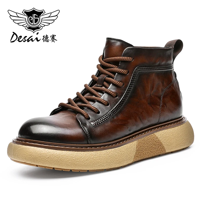 DESAI-Men-Boots-Shoes-Non-Slip-Heels-Genuine-Leather-Fashion-Men-s ...