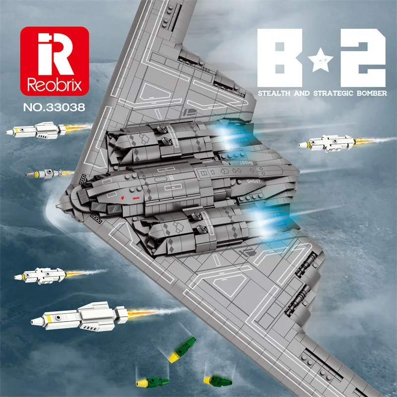 Why the New 33038 2063pcs Military B2 Stealth Bomber Building Blocks ...