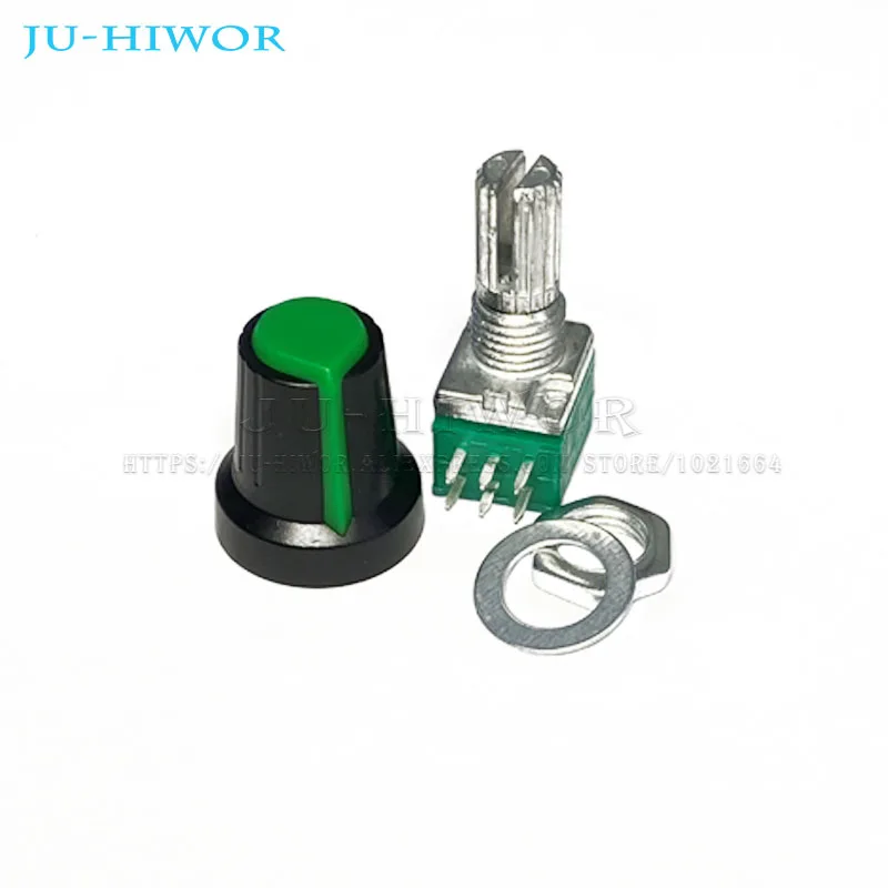 5sets RK097 RK097NS 6Pin Dual Amplifier Sealing Potentiometer Shaft ...