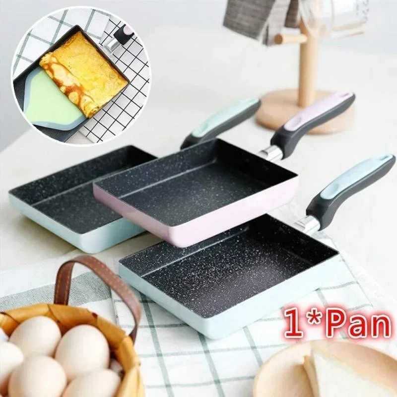 Household-Cooking-Tools-Japanese-Jade-Frying-Pan-Omelette-Square-Non ...