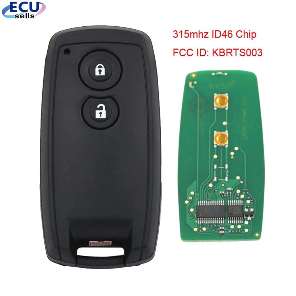 Smart-Card-remote-Key-2-Buttons-315mhz-With-ID46-Chip-For-Suzuki-Swift ...