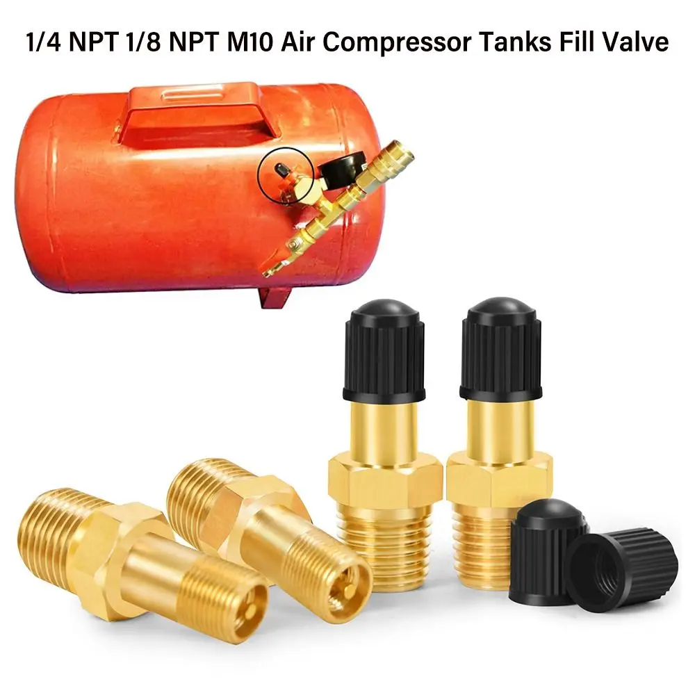1-4-NPT-1-8-NPT-M10-Air-Compressor-Tanks-Fill-Valve-Anti-Corrosion ...