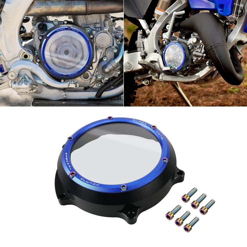 NICECNC Motorcycle Transparent Engine Clutch Cover Guard Protector For ...
