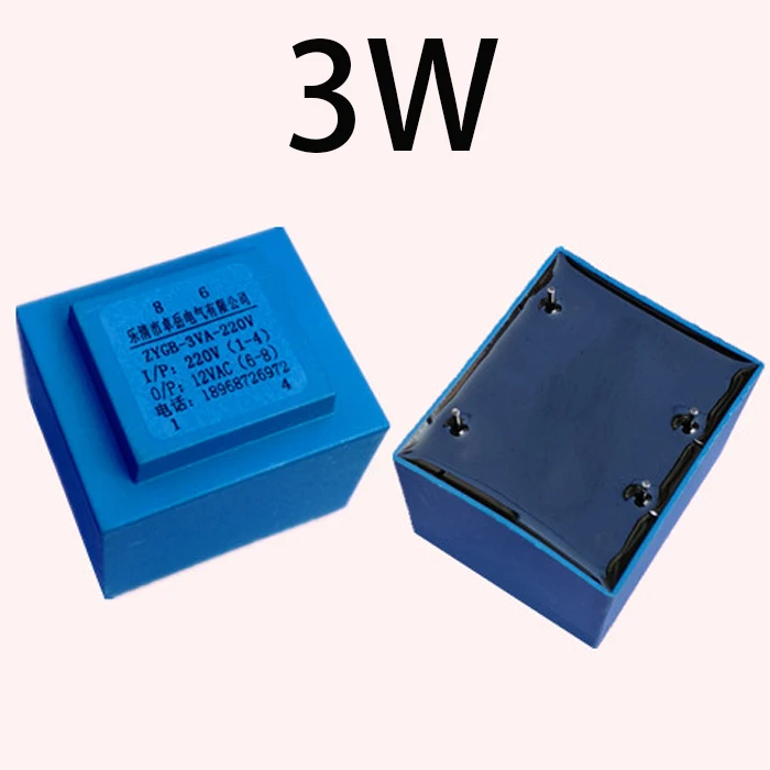 EI 3W 3VA AC 220V To AC 6V 9V 12V 17V 24V 36V Power Mini Sealed Type ...