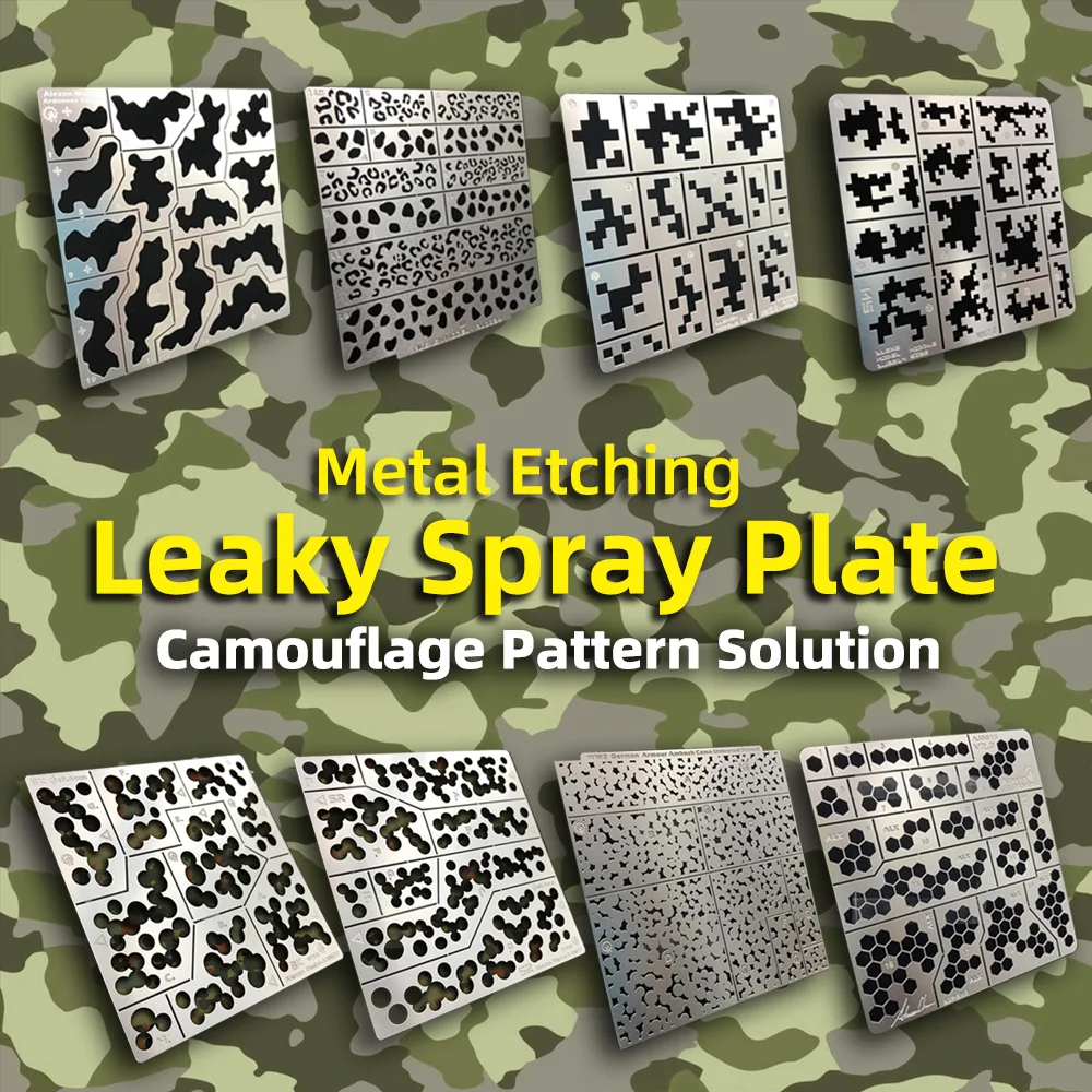 Alexen-Tools-Camouflage-pattern-leakage-spray-board-Etched-metal ...