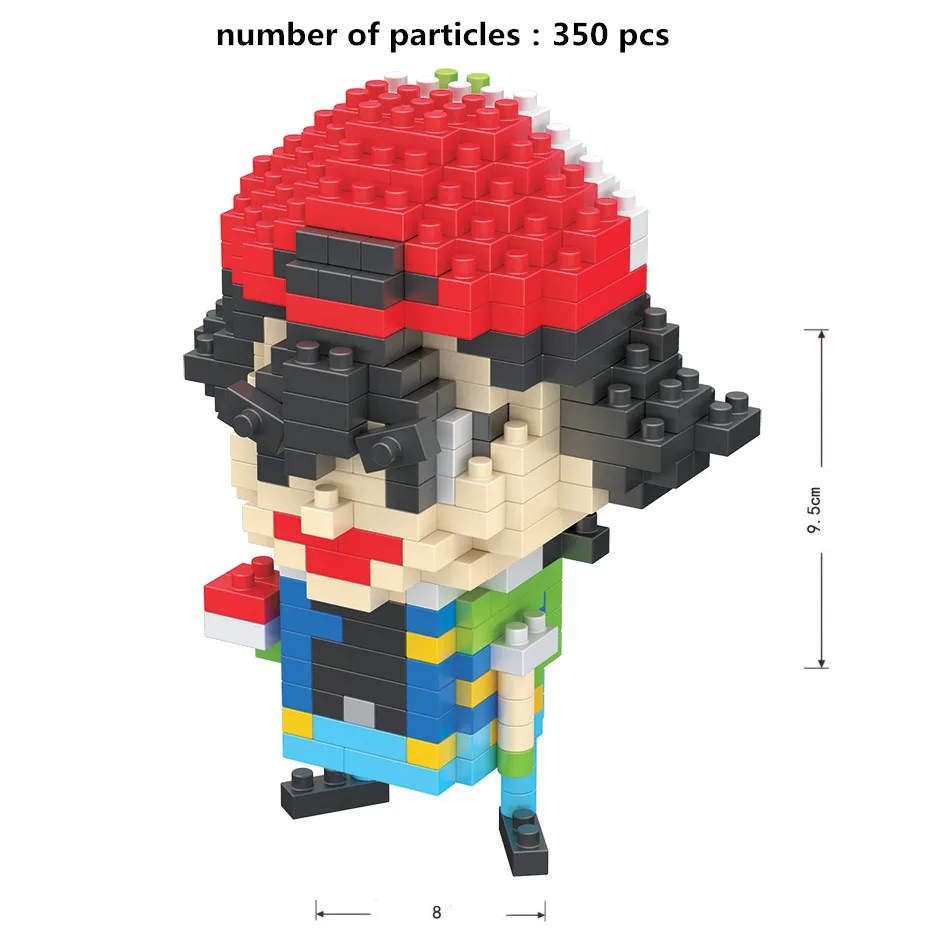 Bloques Pequeños bloques de construcción Dibujos animados Charizard ...