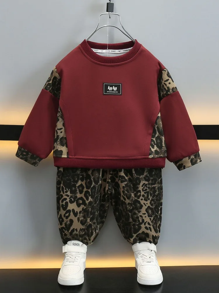 Autumn-Baby-Girl-Boy-Clothes-Set-Children-Boy-Leopard-Patchwork ...