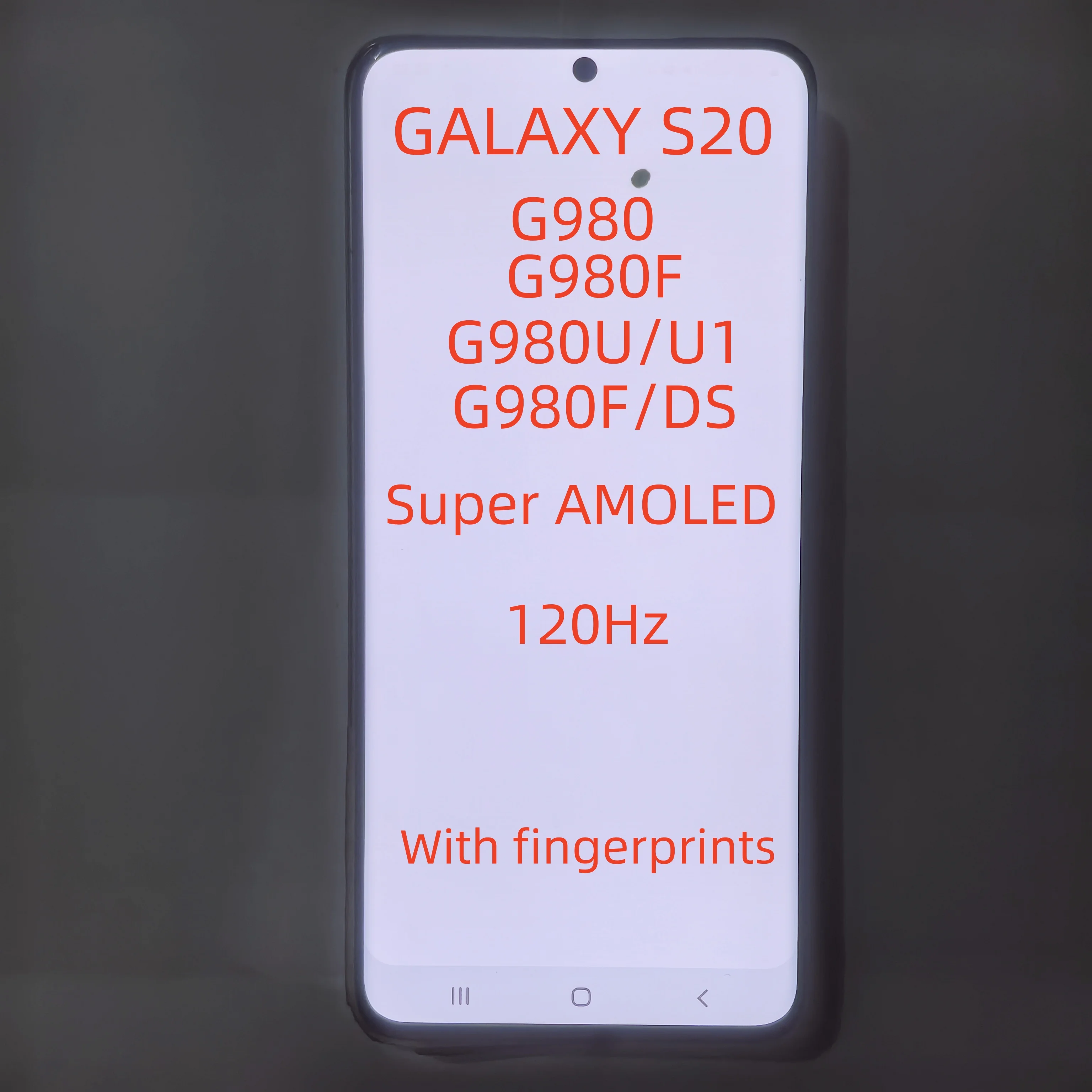 6.2'' Super AMOLED With defects For Samsung S20 Touch Screen G980 G980F ...
