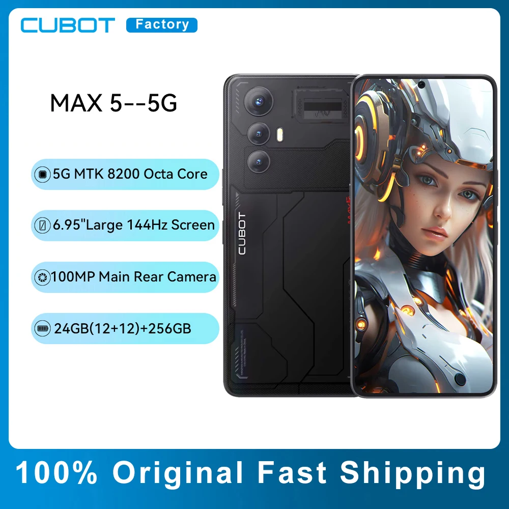 CUBOT-MAX-5-tel-fono-m-vil-inteligente-5G-Smartphone-con-MTK-Dimensity ...