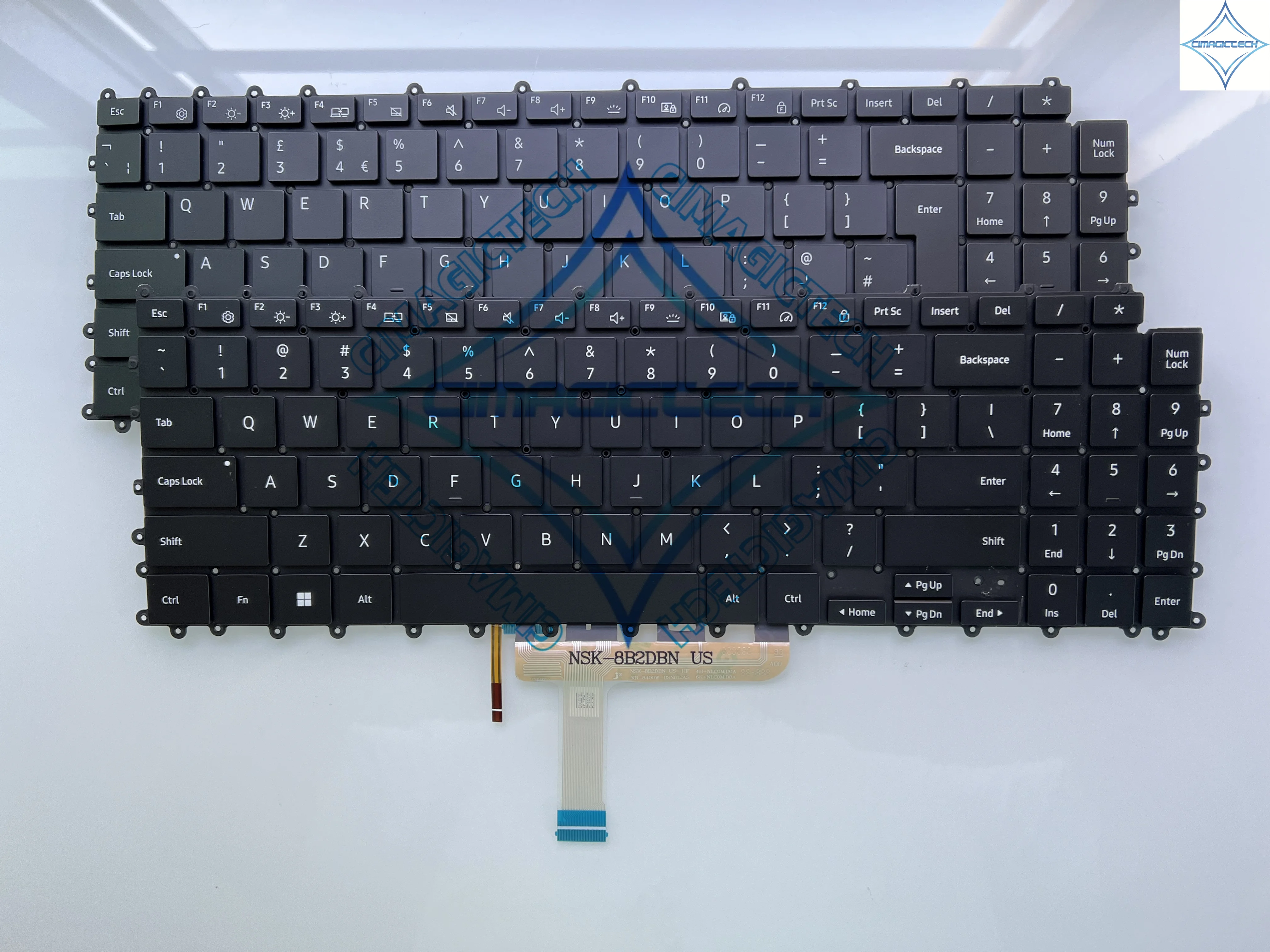 New-US-UK-English-Backlit-For-Samsung-NP960XFH-960XFH-NP960XFH-XA4DE ...