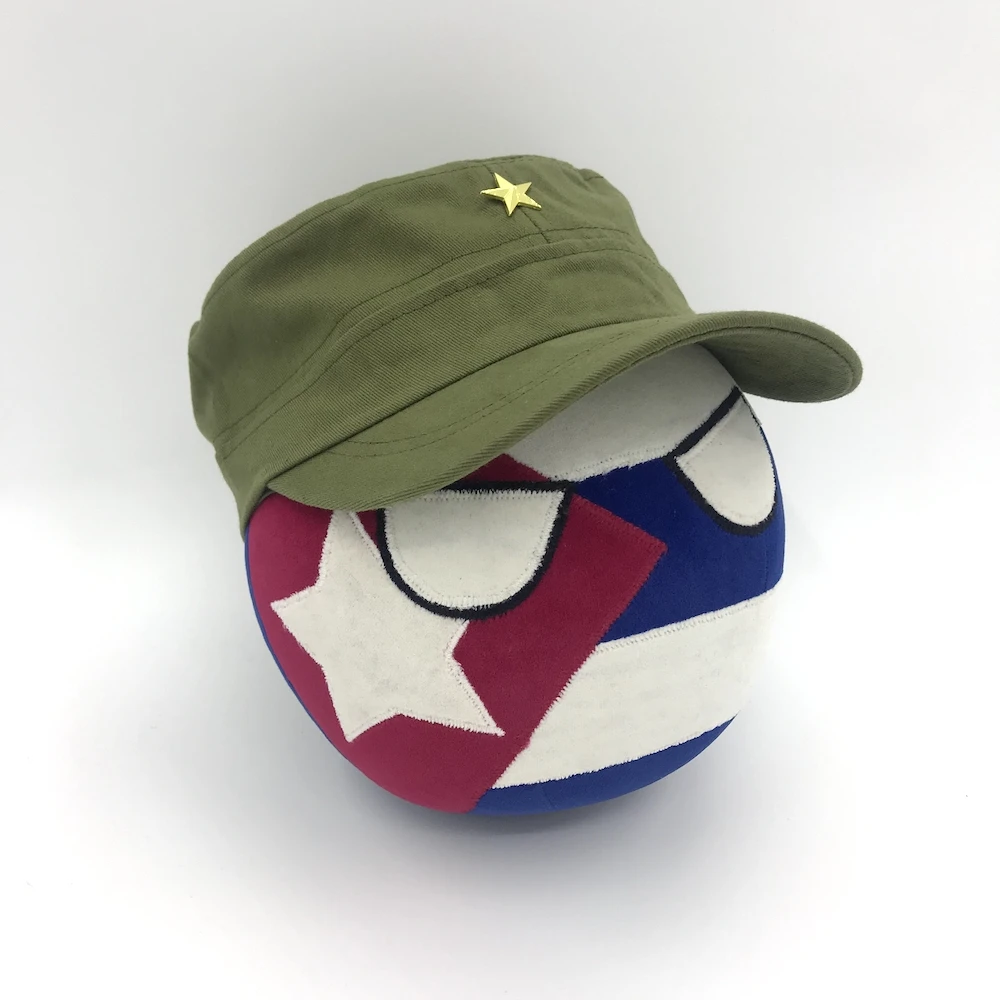 Cuba-Ball-With-Field-Cap-Authentic-Handmade-Polandball-Countryball ...
