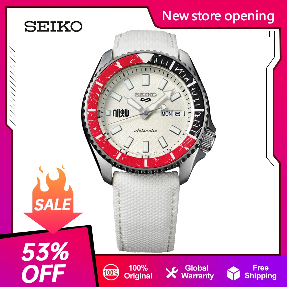 Seiko-5-Waterproof-Sports-Watch-para-homens-autom-tico-mec-nico ...