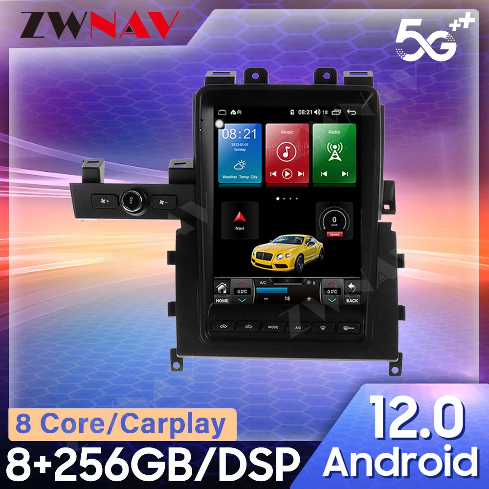 For Nissan GT R GTR R35 2008 2017 Android 12 Tesla Vertical Screen Car ...