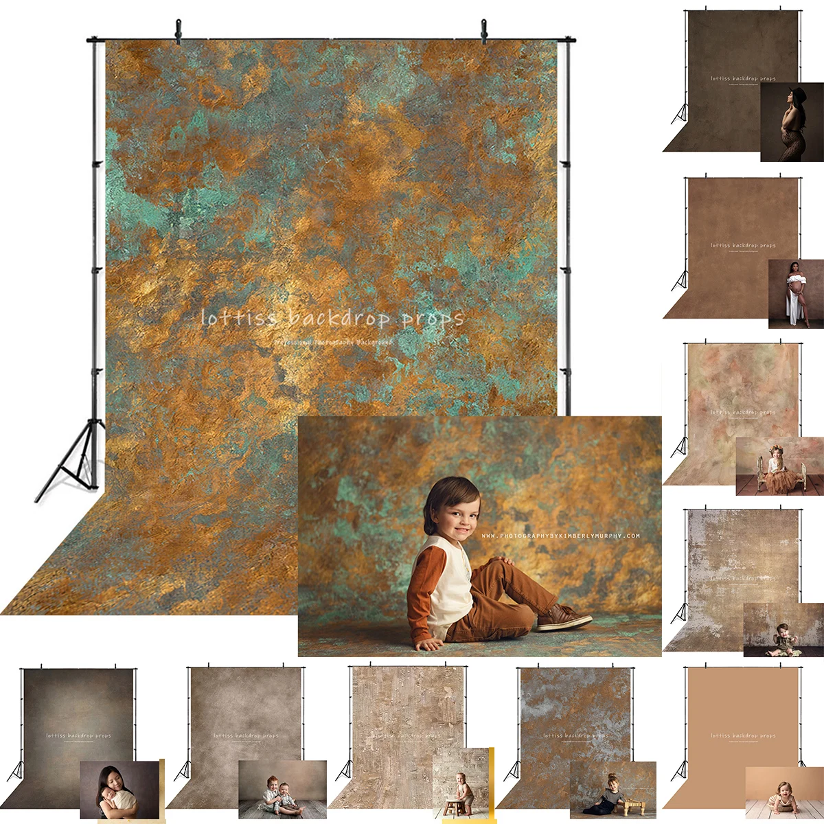 Gold-Brown-Backdrops-Abstract-Solid-Texture-Props-Child-Newborn ...