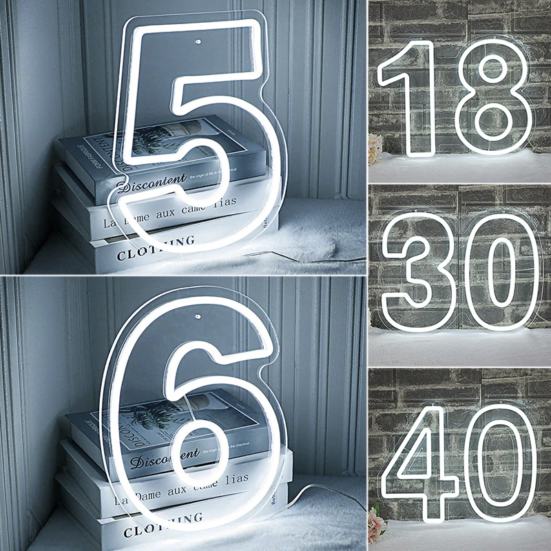 Led-Numbers-Neon-Signs-0-To-9-USB-Powered-With-Switch-Custom-Sign-Neon ...