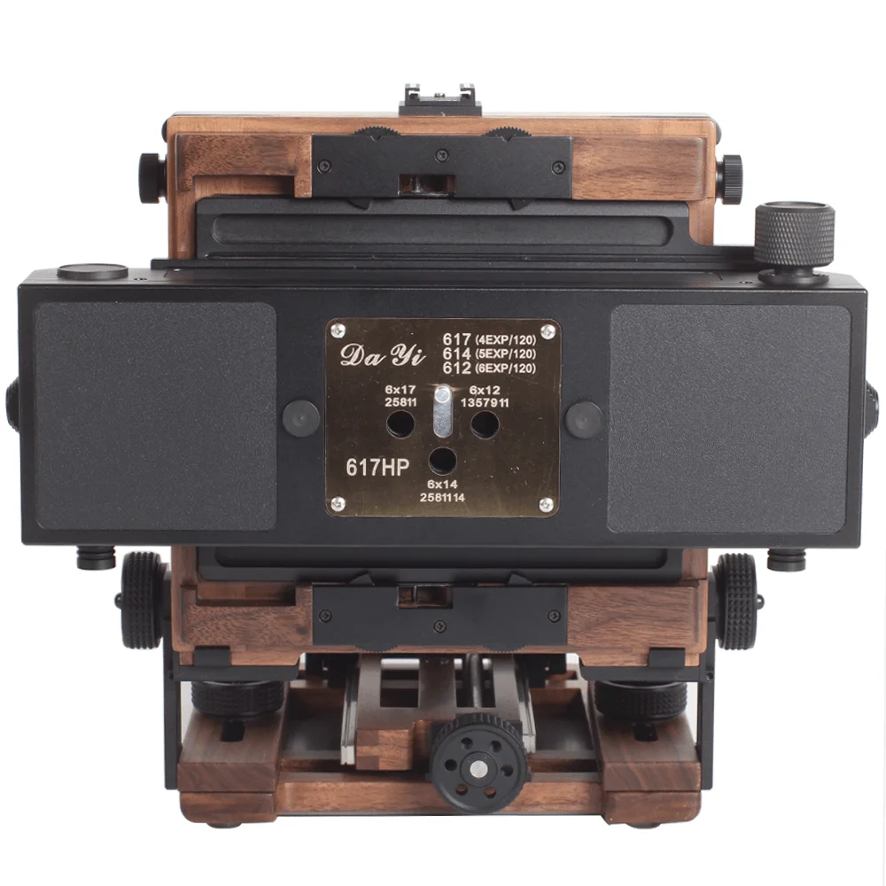 DAYI 파노라마 120mm 필름 후면 스탠드 6x17 6x14 6x12 다중 형식 필름 후면 Linhof Wista Toyo ...