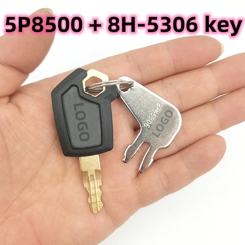 1 set 5P8500 and 8H-5306 key ignition/door lock/Power switch high ...