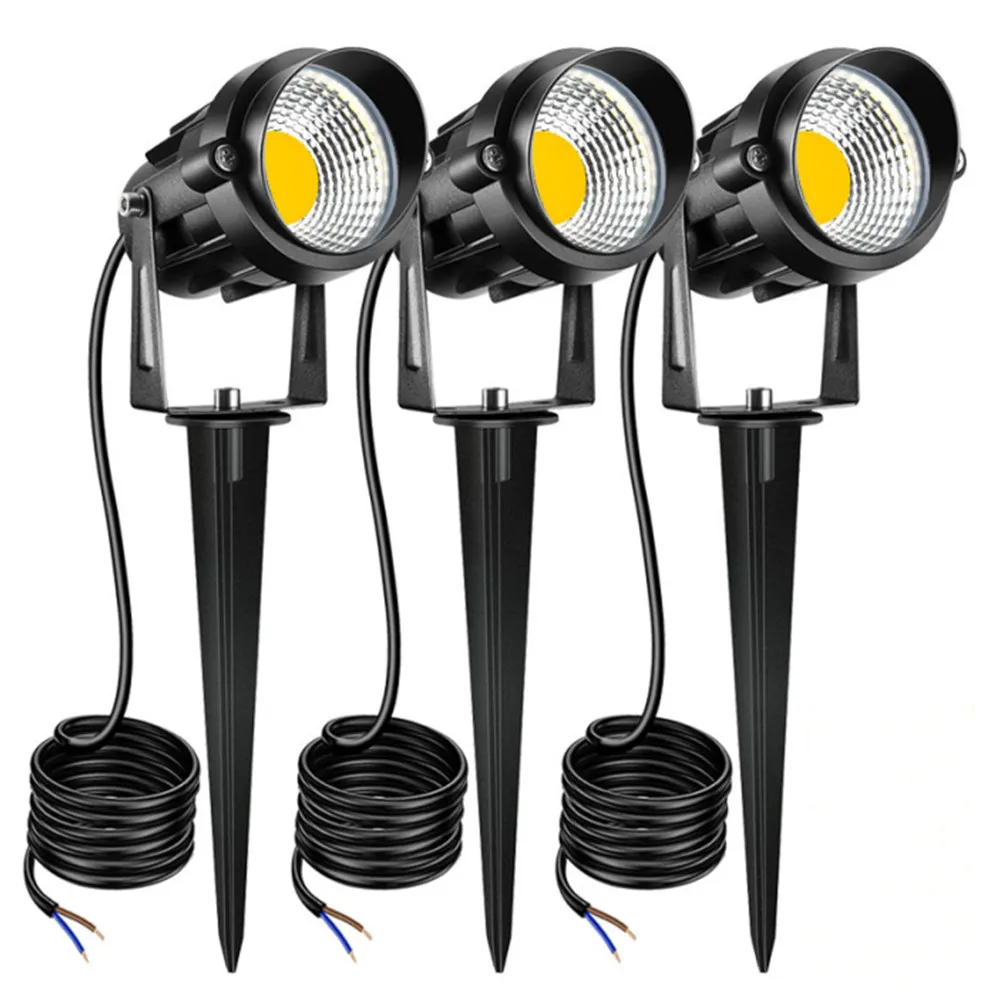 LED-Landscape-Spotlight-Warm-White-7W-110V-220V-Path-Light-Waterproof ...