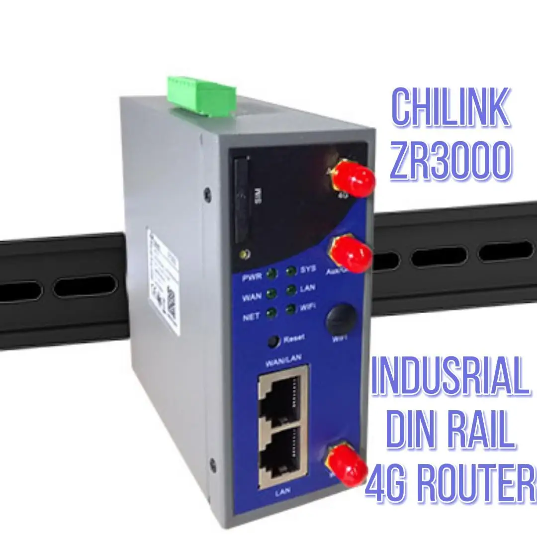 Chilink ZR3000 Smart Industrial Wireless 4G LTE IOT Router with Sim ...