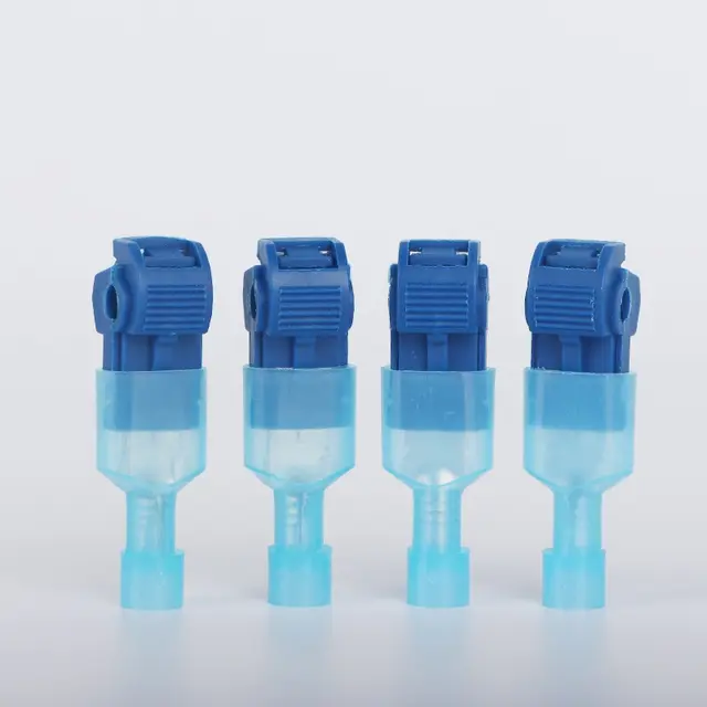 T2 Blue Quick Wiring Clip T Type Stripping Free Quick Wiring Terminal ...