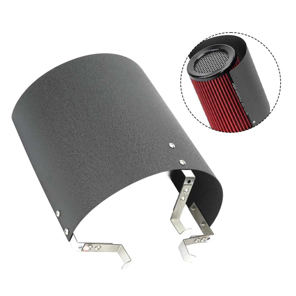 Auto Cold Air Intake Filter Cover Heat Shield For 2.5-4 Inch Conical Or ...