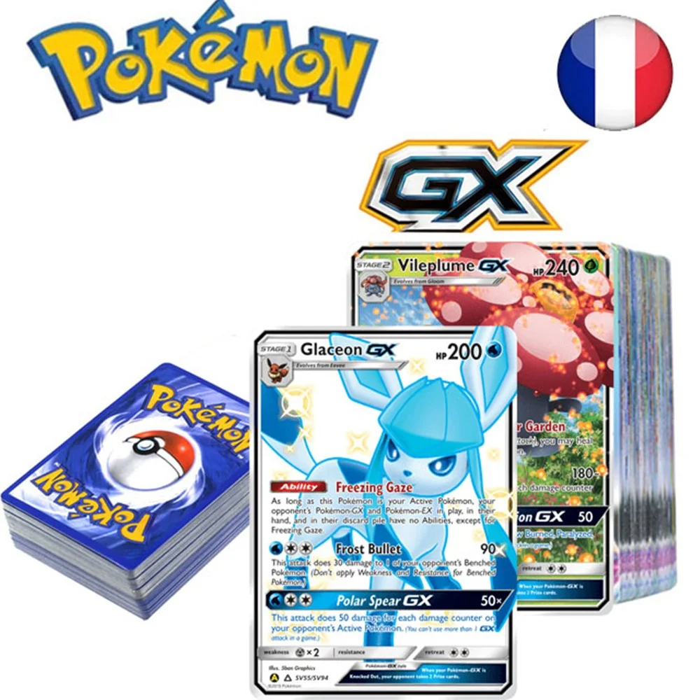 60-100PCS-Pokemon-Cards-EX-Vmax-MEGA-GX-Tag-Team-Best-Selling-Shining ...