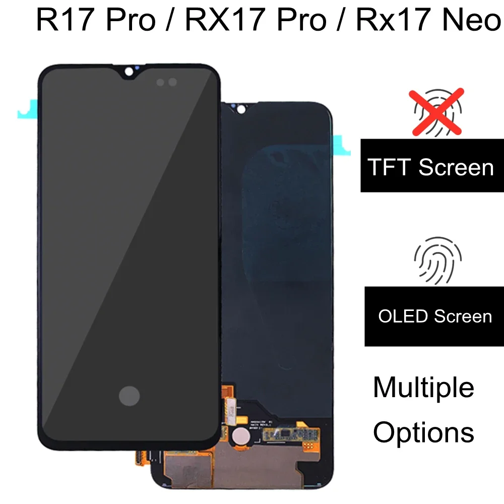 OLED TFT Screen For OPPO R17 RX17 PRO CPH1893 LCD Display Touch Screen ...