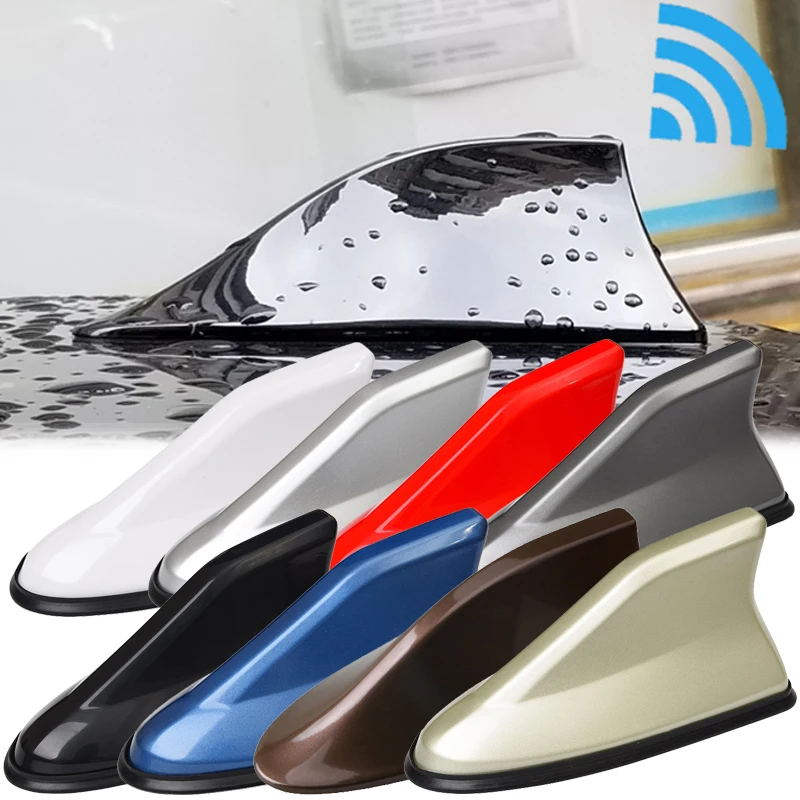 Car-Shark-Fin-Antenna-Auto-Radio-Signal-Aerials-Car-Roof-Antennas-FM ...