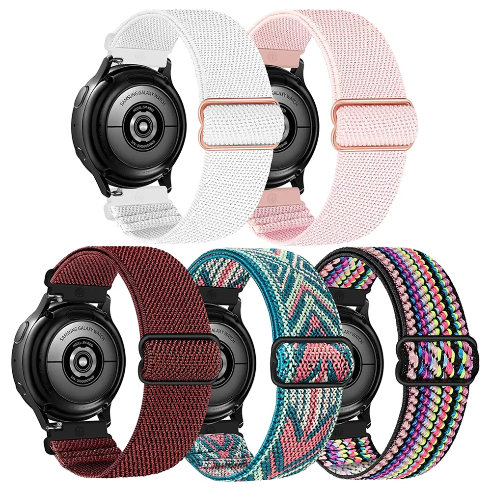 Nylon-strap-For-Samsung-Galaxy-watch-4-5-pro-3-Active-2-Gear-S3-correa ...