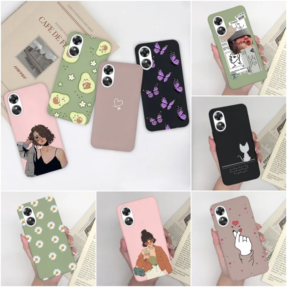 For-OPPO-A17-A17K-4G-Phone-Case-Shockproof-Cover-Silicone-Soft-TPU ...