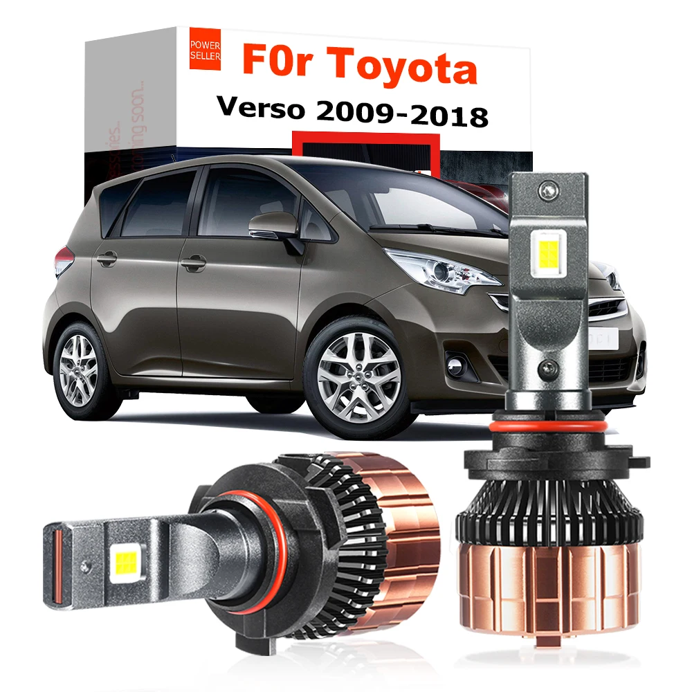 2-Pcs-LED-Headlight-Bulb-100W-20000LM-Canbus-Car-Front-Head-Light-White ...