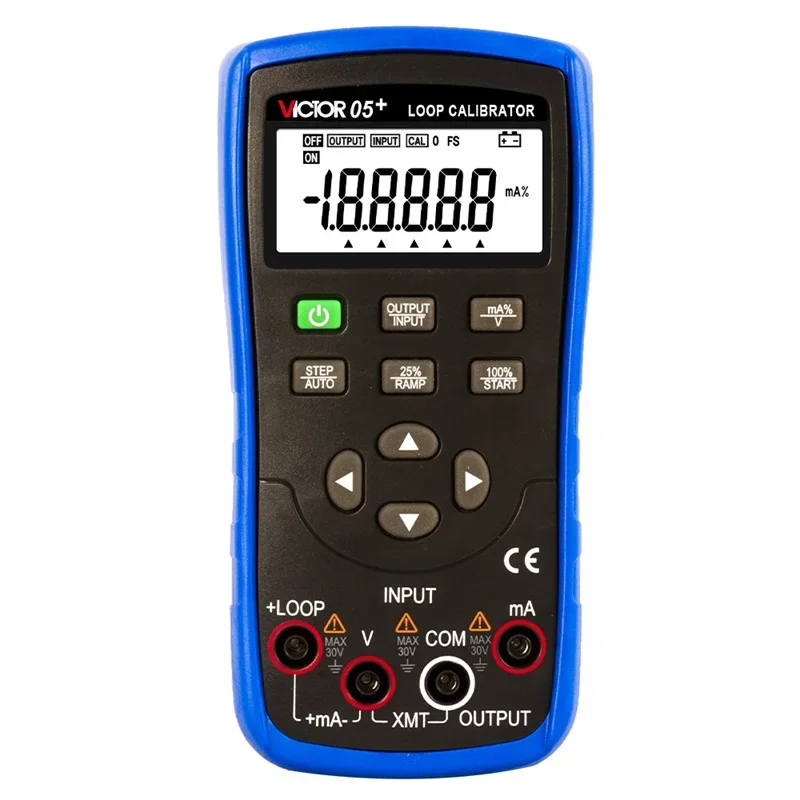 VICTOR-05S-Loop-Calibrator-High-Precision-LCD-Voltage-Current-Simulation-Transmitter-Handheld ...