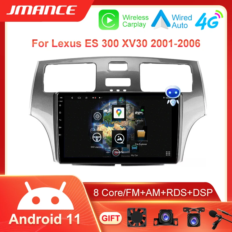 Android 11 3d For Lexus Es300 Es 300 Es330 Xv30 Es 330 2001 - 2006 ...