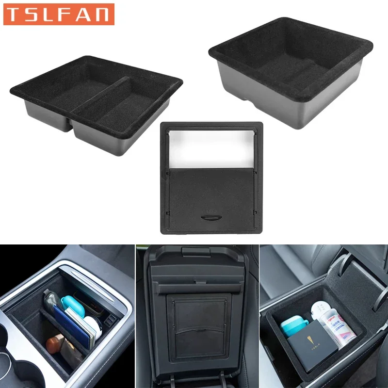 Center-Console-Armrest-Storage-Box-For-Tesla-Model-3-Y-2021-2023 ...