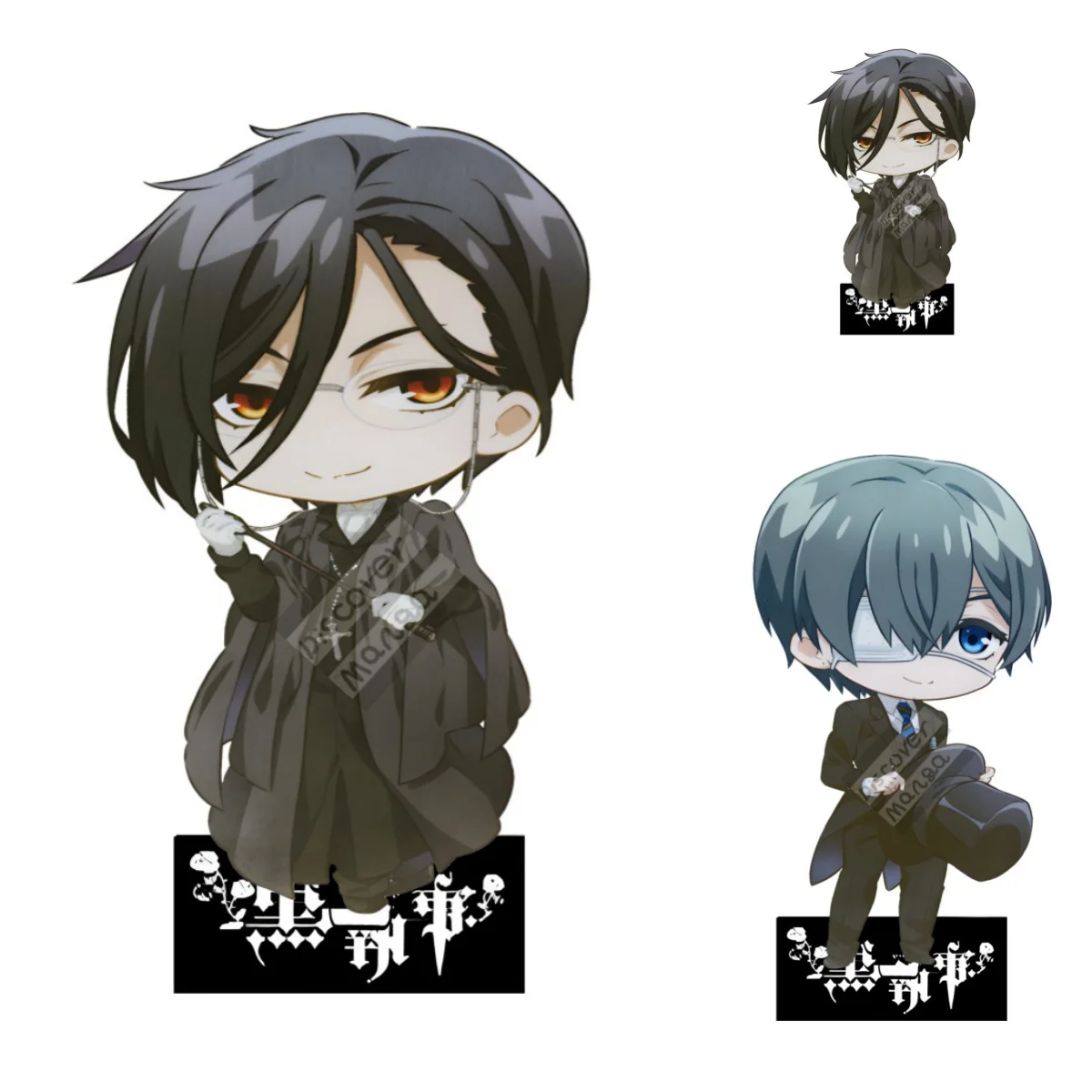 10cm Anime Black Butler Acrylic Stand Model Cosplay Charm Characters ...