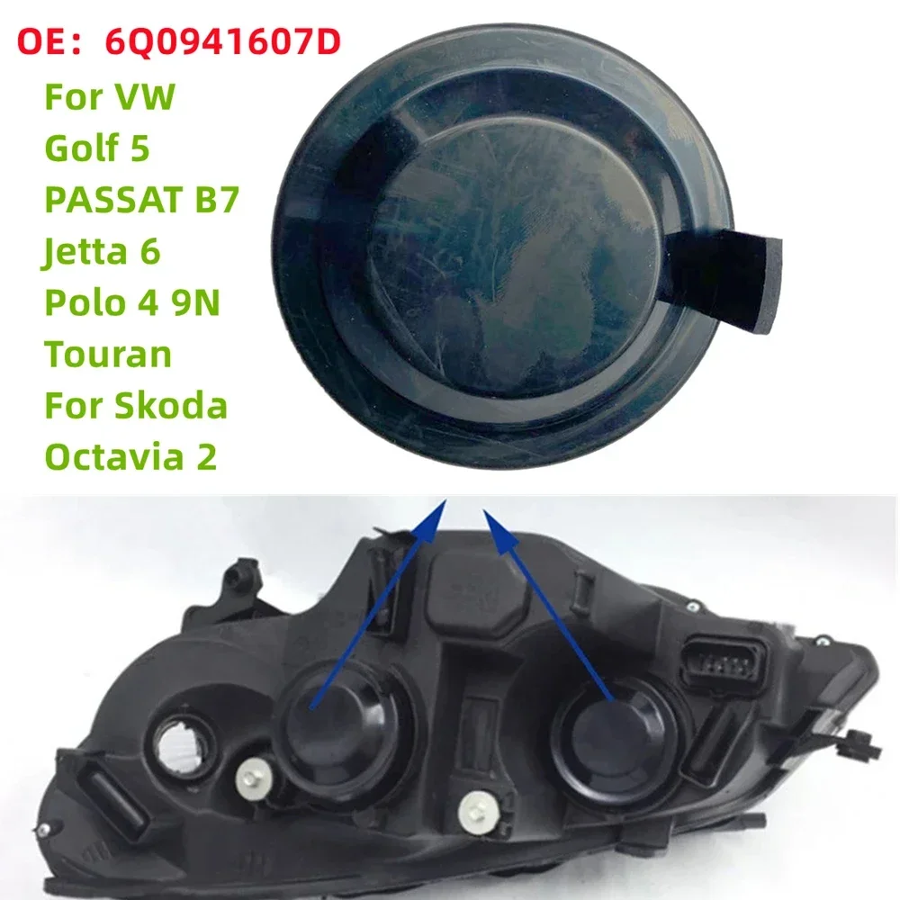 6Q0941607D-Seal-Dust-Cap-Headlight-Bulb-Cover-Waterproof-Dustproof-For ...