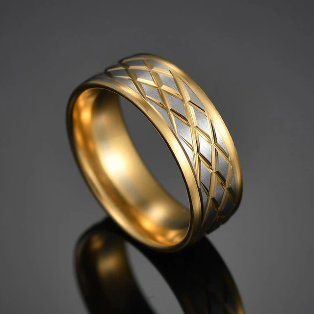 Casual Gold Rings For Men
