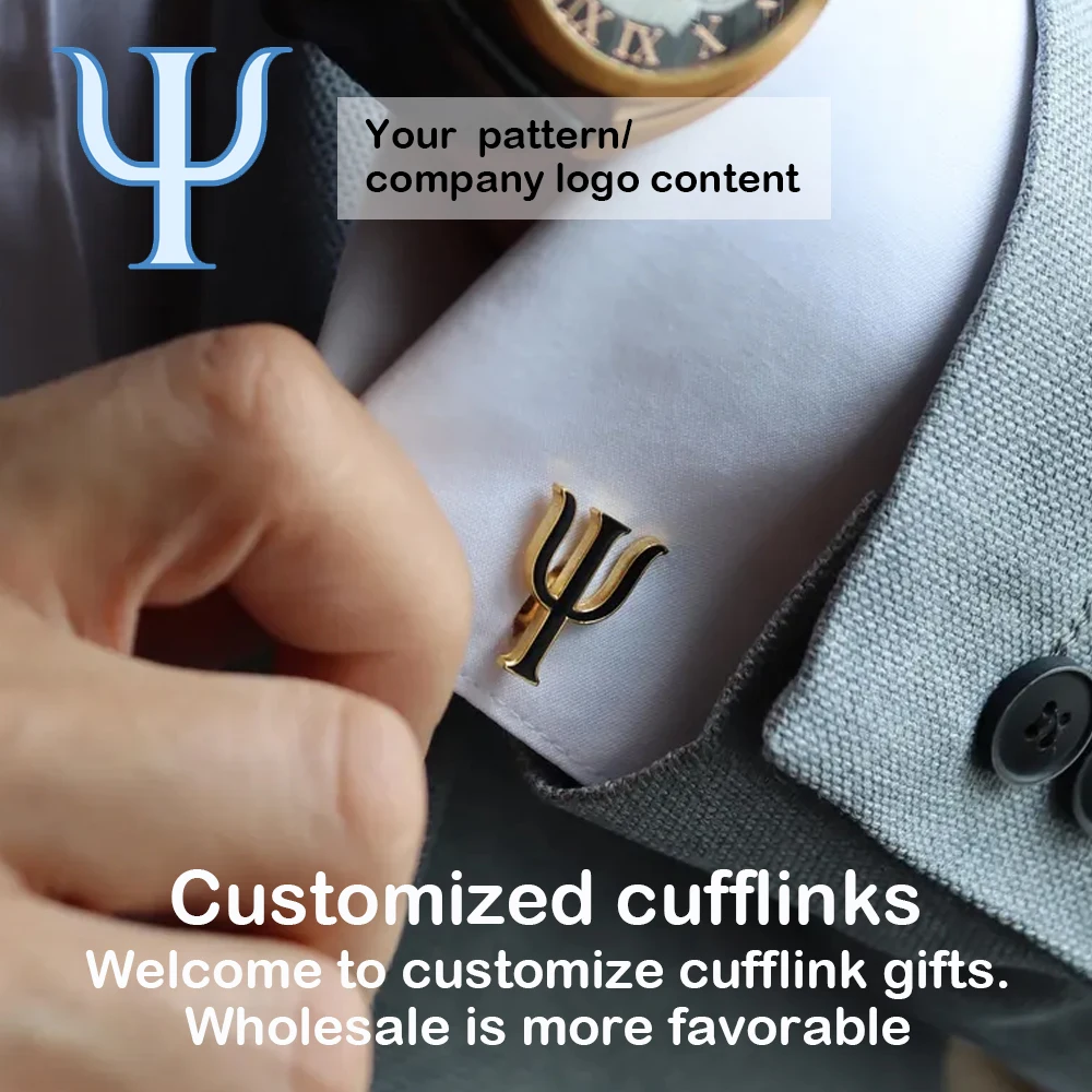 2025 Customized Wholesale Cufflinks, Your Pattern Cufflinks, Enamel ...