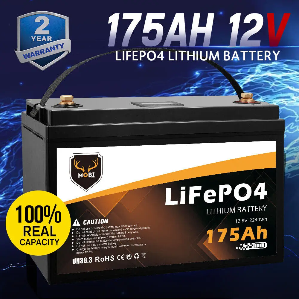 MOBI-175AH-12V-LiFePO4-Lithium-Iron-Phosphate-Deep-Cycle-Battery-4WD-RV ...