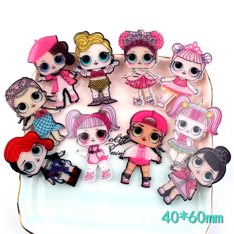 Lol Surprise Doll Party Supplies, parche acrílico Kawaii, accesorios ...