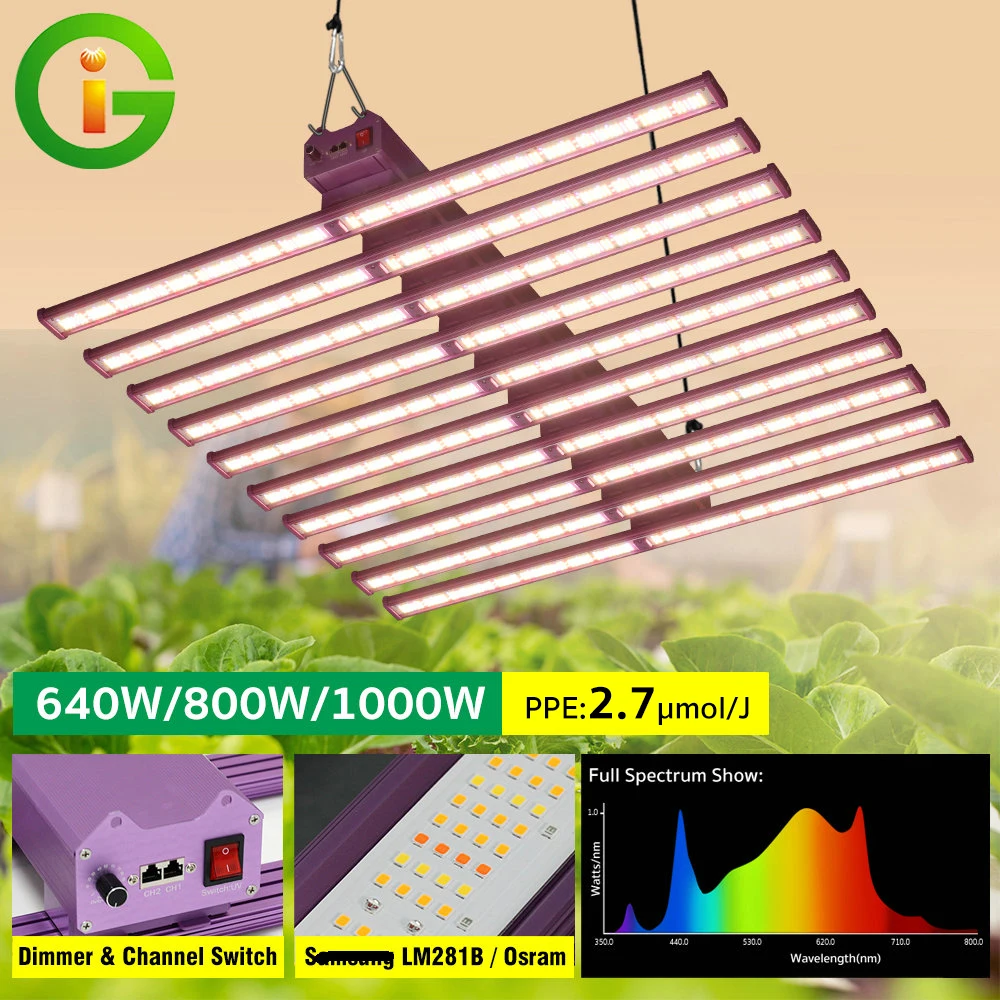Lm281b-LED-Grow-Light-Board-Quanten-balken-Kit-240w-650w-1000w-Dimmer ...
